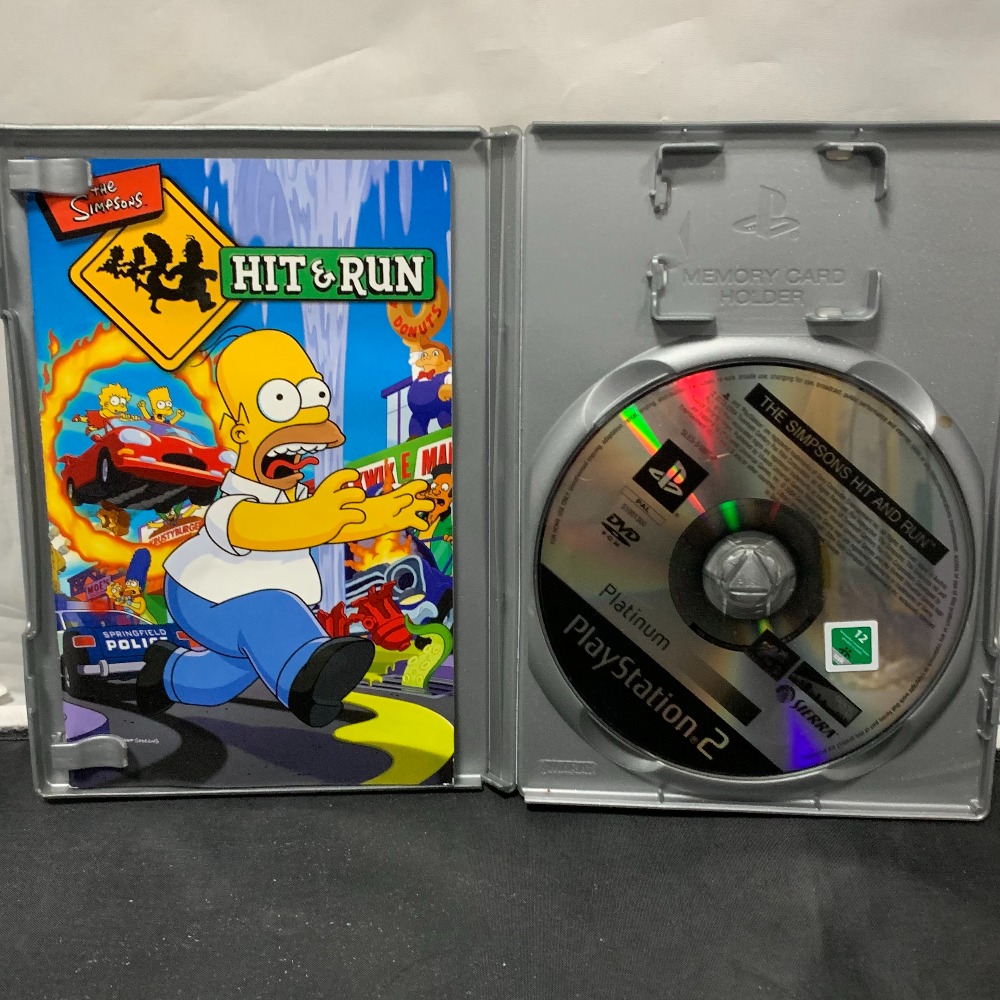 PS2 Game The Simpsons Hit & Run Platinum PS2 - Own4Less